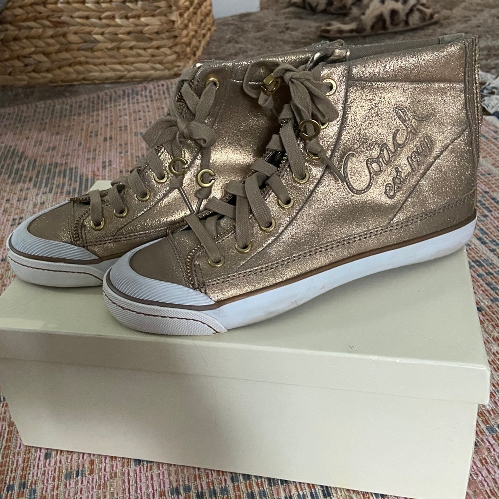 Coach Gold Sneakers - Gem